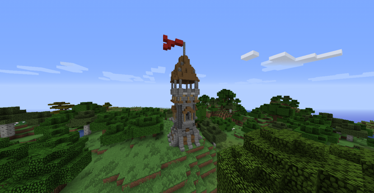 Medieval Watchtower Tutorial Minecraft Map