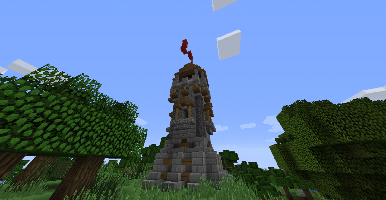 Medieval Watchtower Tutorial Minecraft Map