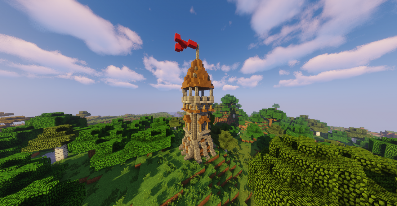 Medieval Watchtower Tutorial Minecraft Map
