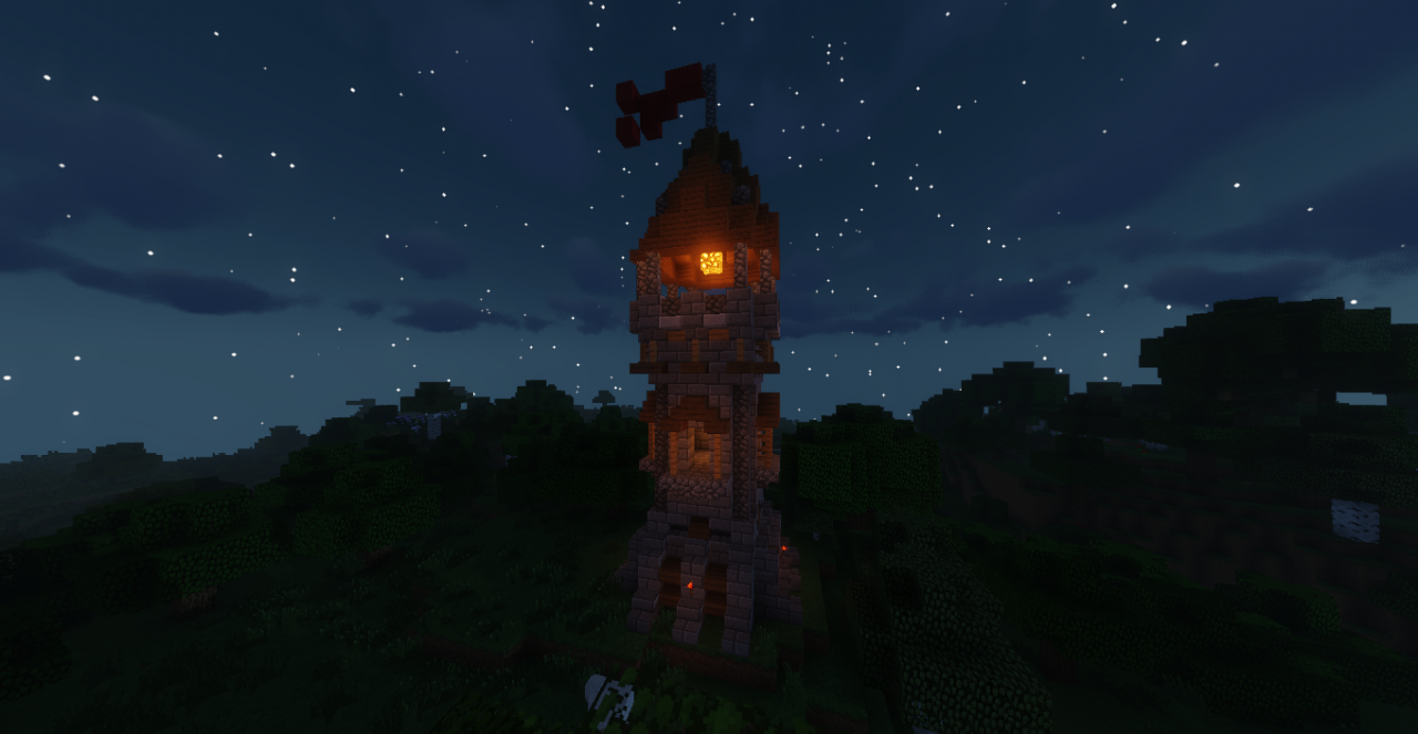 Medieval Watchtower Tutorial Minecraft Map
