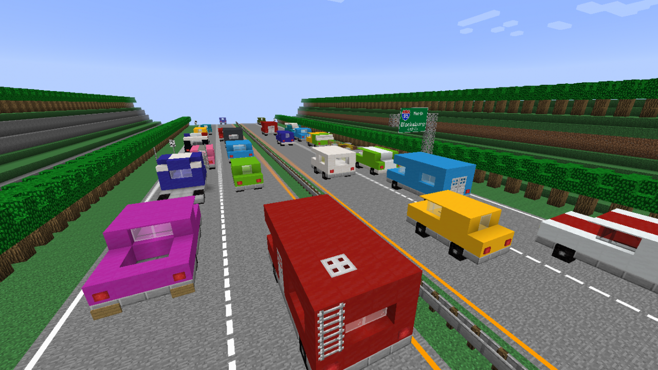 Motor Course 2 Minecraft Map