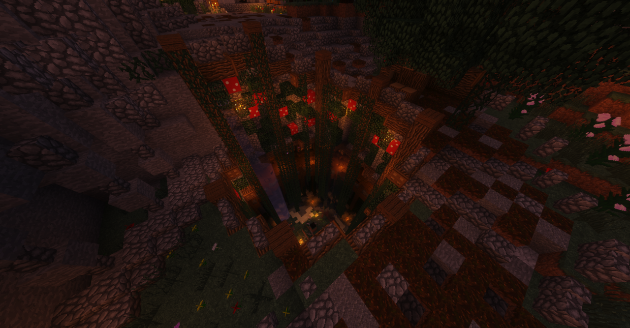 Cave Base/Storage Minecraft Map