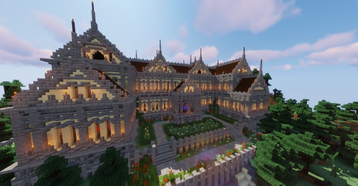 Château de lapin Palace (DOWNLOAD) Minecraft Map