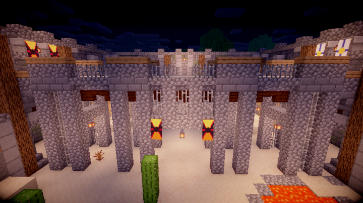 Small Server PvP Arena Minecraft Map