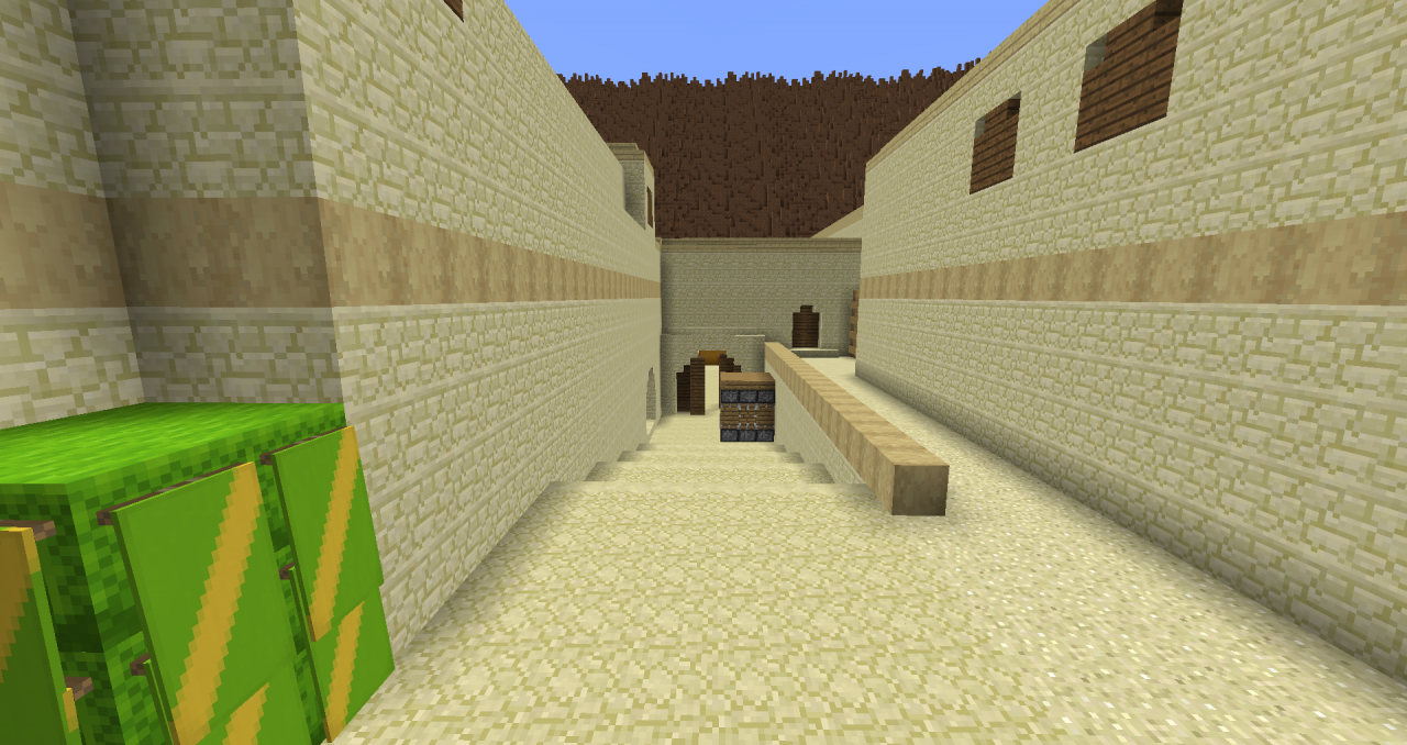 CS 1.6 Dust II - Minecraft Bedrock Maps - CurseForge