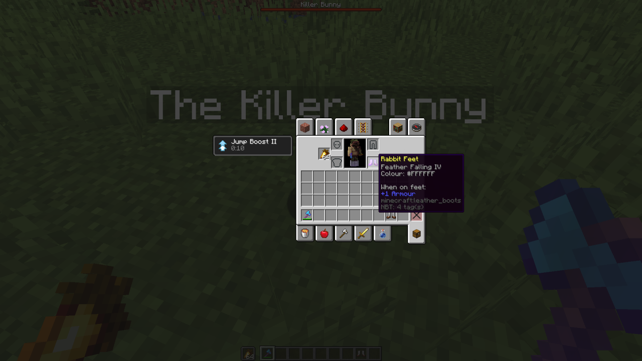 Killer Bunny Boss (Leaping Boots) Minecraft Data Pack