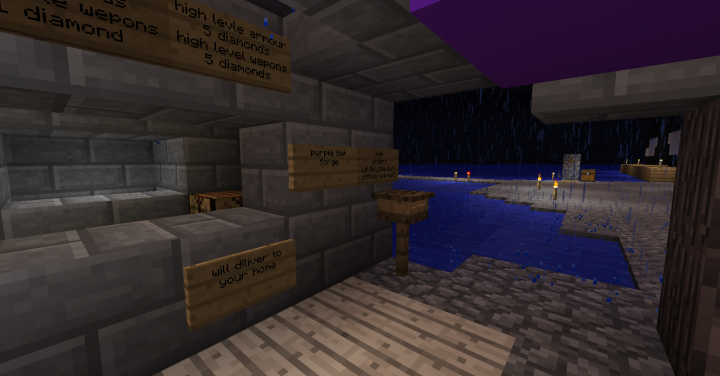 purple bat forge Minecraft Map