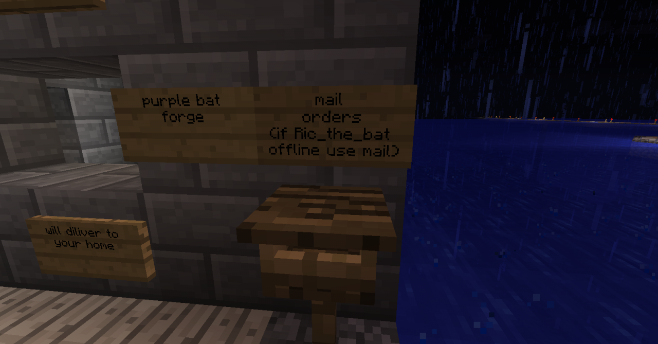 purple bat forge Minecraft Map