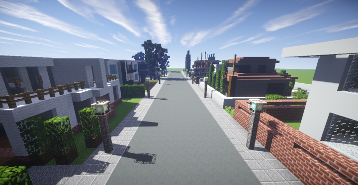 Modern Neighborhood 3 Minecraft Map