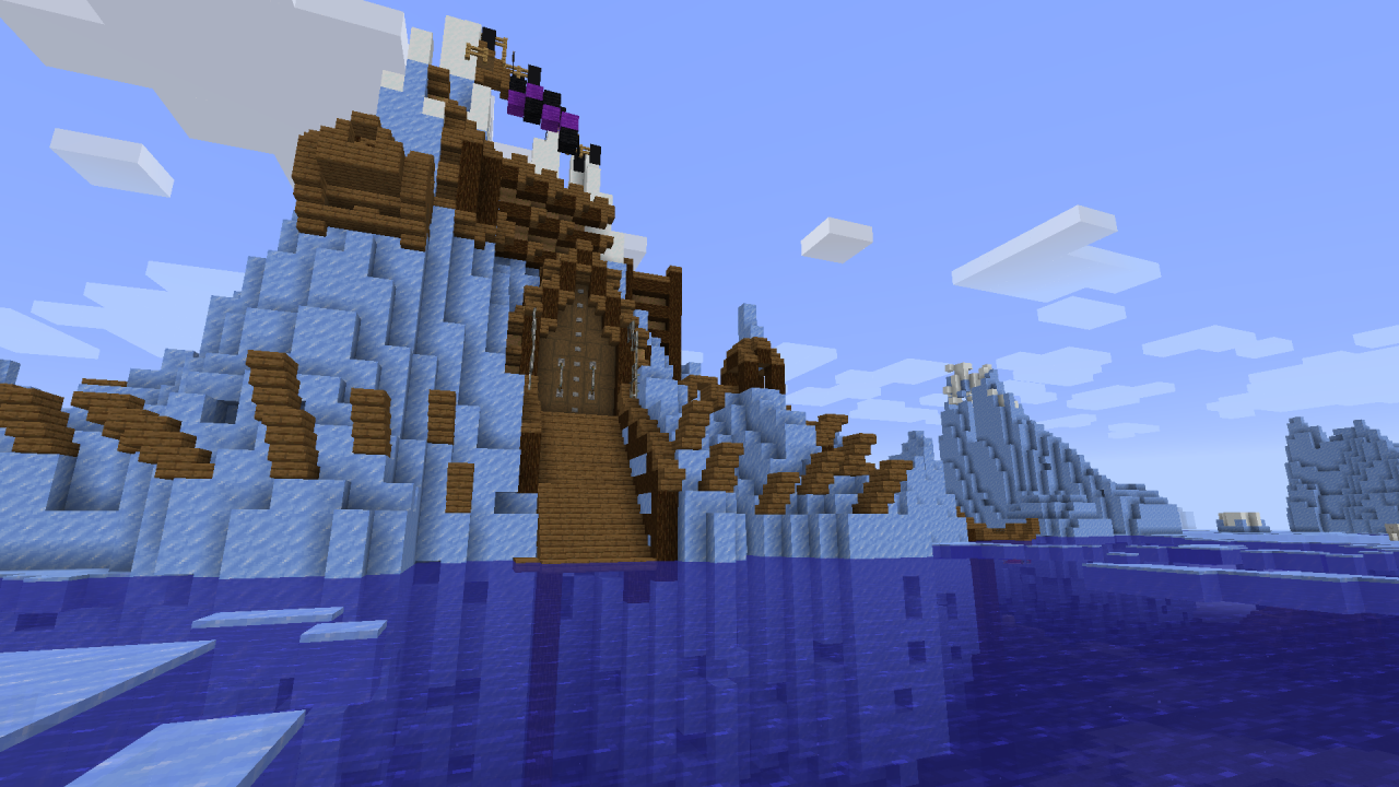 ice castle thingy Minecraft Map