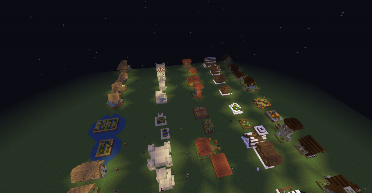 All 1.14 Villiage Structures (1) Minecraft Map