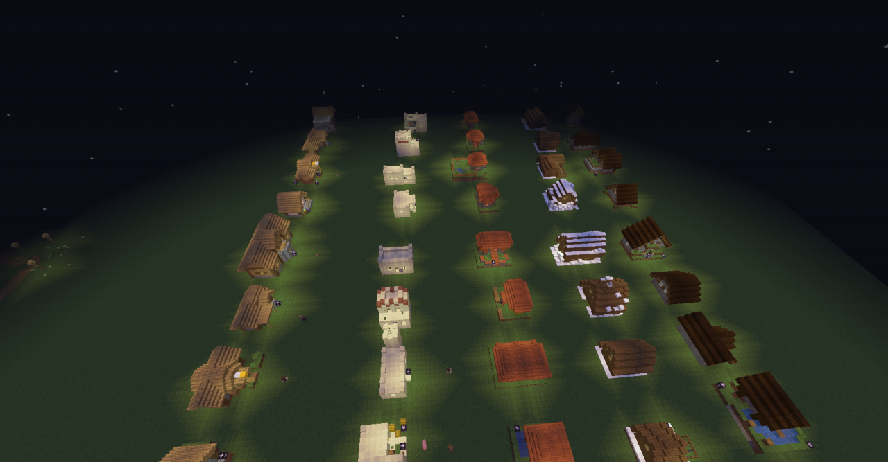 All 1.14 Villiage Structures (1) Minecraft Map