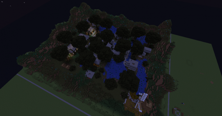 Swampy Marsh Village - Small Map Minecraft Map