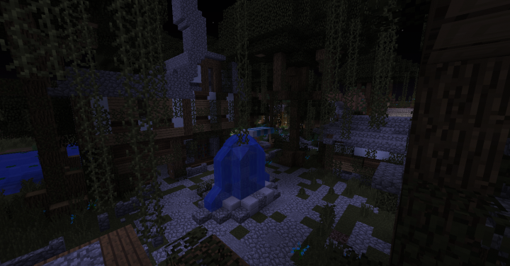 Swampy Marsh Village - Small Map Minecraft Map