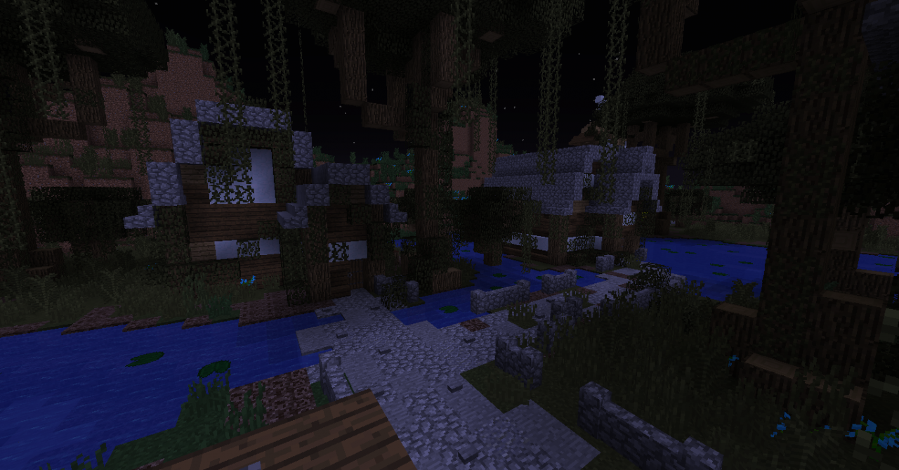 Swampy Marsh Village - Small Map Minecraft Map