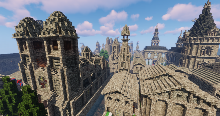 Stone City of Kyngnost - Inspired by Constantinople Minecraft Map