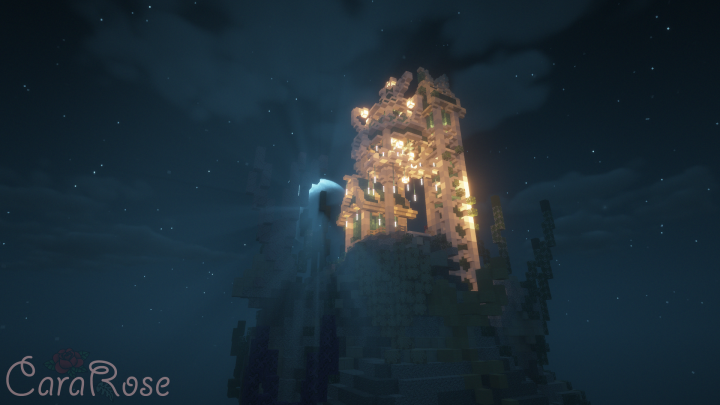 Coral Reef | Little Palace Underwater | Minecraft Timelapse Minecraft Map