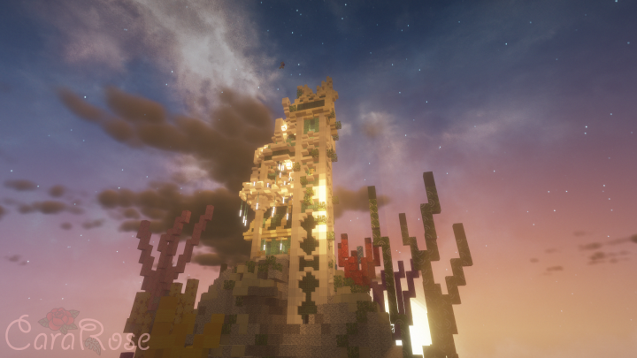 Coral Reef | Little Palace Underwater | Minecraft Timelapse Minecraft Map