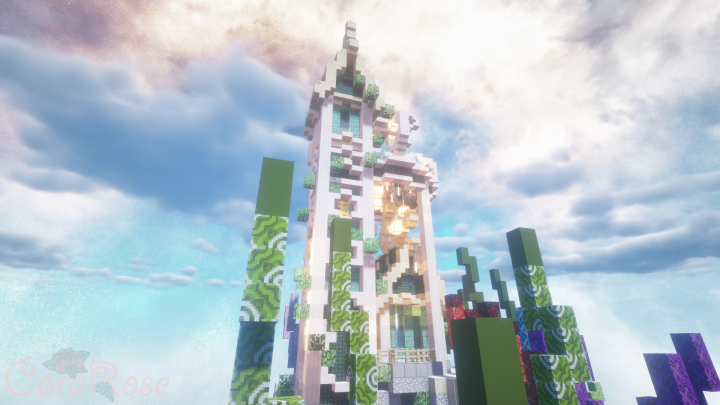 Coral Reef | Little Palace Underwater | Minecraft Timelapse Minecraft Map