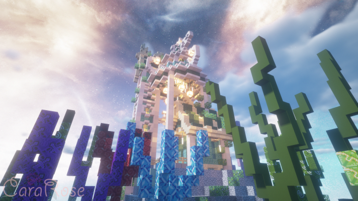 Coral Reef | Little Palace Underwater | Minecraft Timelapse Minecraft Map