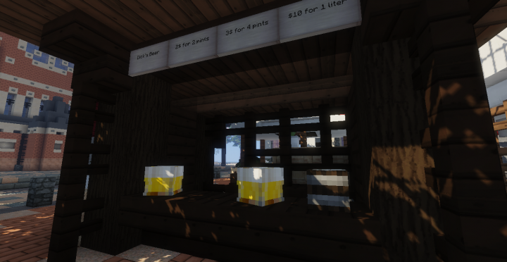 Food Park/Shopping Street Minecraft Map