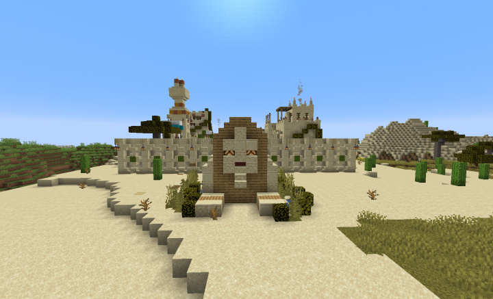 Sand Bazaar Market Minecraft Map