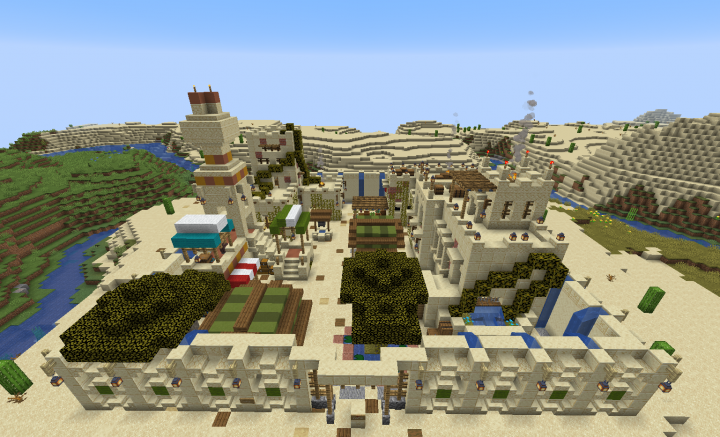 Sand Bazaar Market Minecraft Map