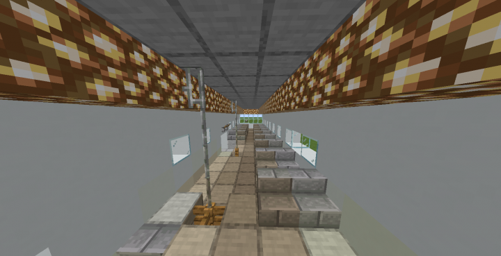 Bus and Bus Stop Minecraft Map