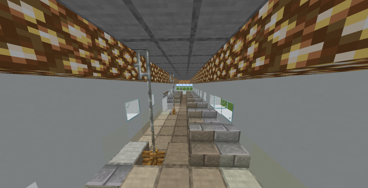 Bus and Bus Stop Minecraft Map