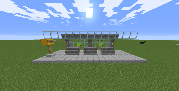 Bus and Bus Stop Minecraft Map
