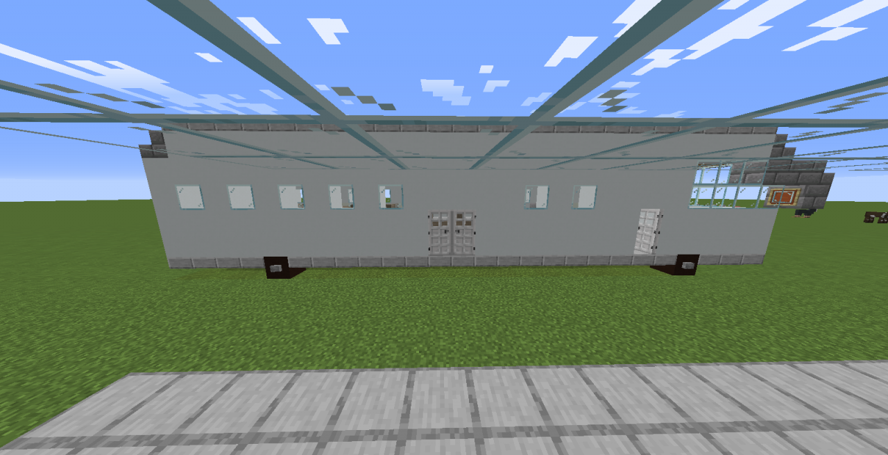 Bus and Bus Stop Minecraft Map