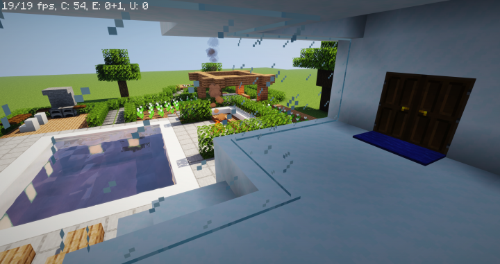 Beautiful Modern House Minecraft Map