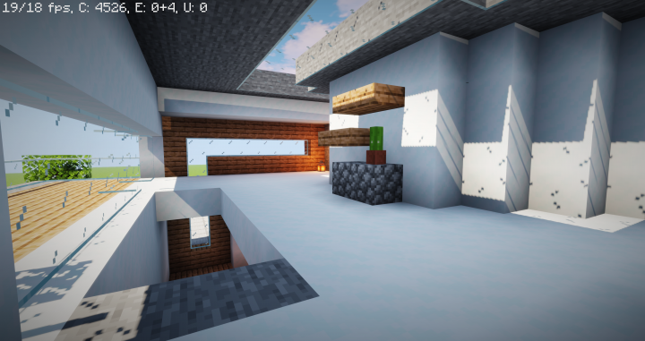Beautiful Modern House Minecraft Map