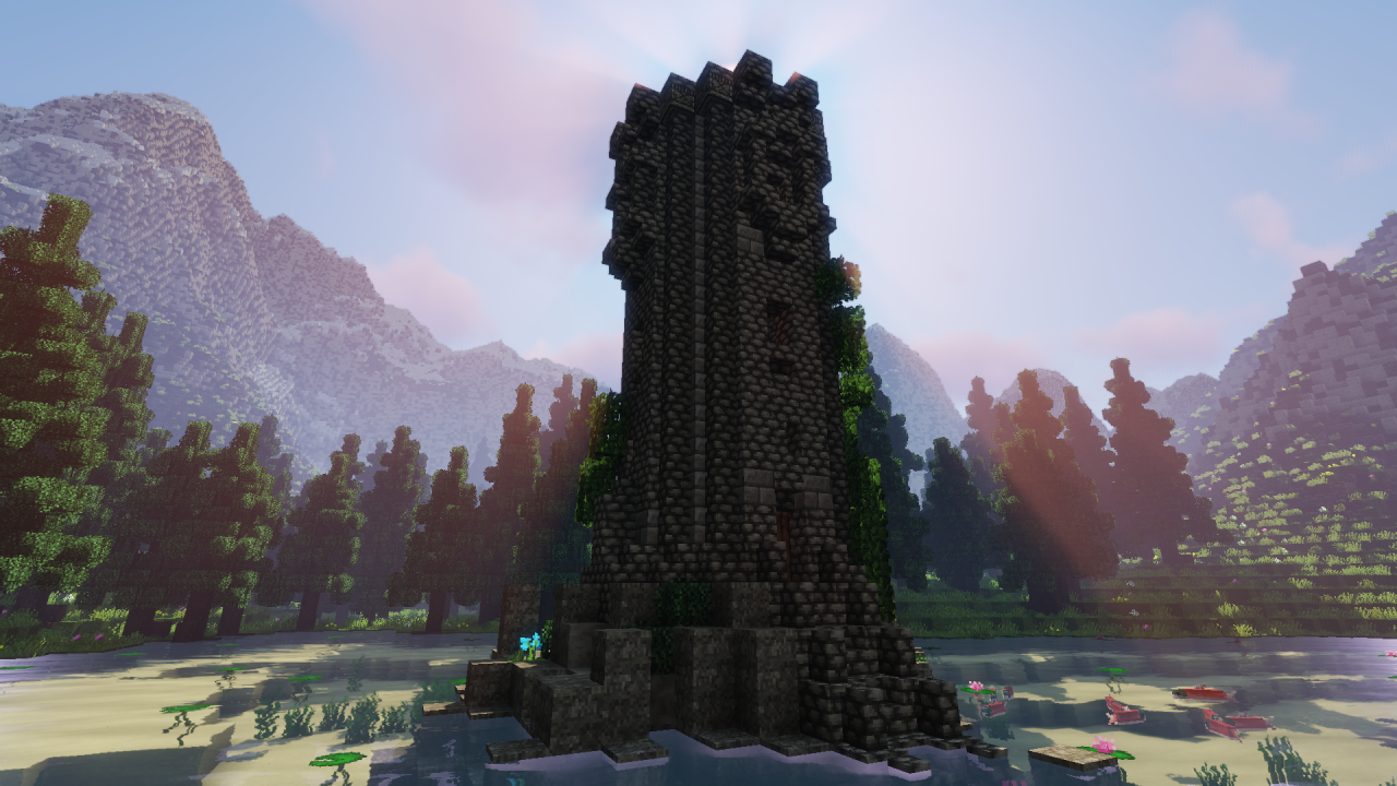 The aquatic Tower Minecraft Map