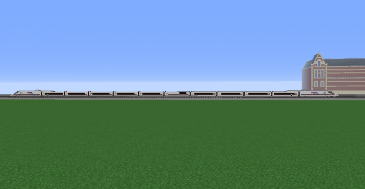 AVE Renfe serie 112 ''Pato'' (duck) Minecraft Map