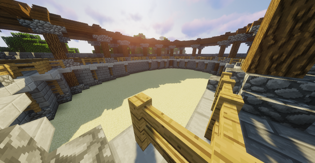 Medieval Arena Tutorial Minecraft Map