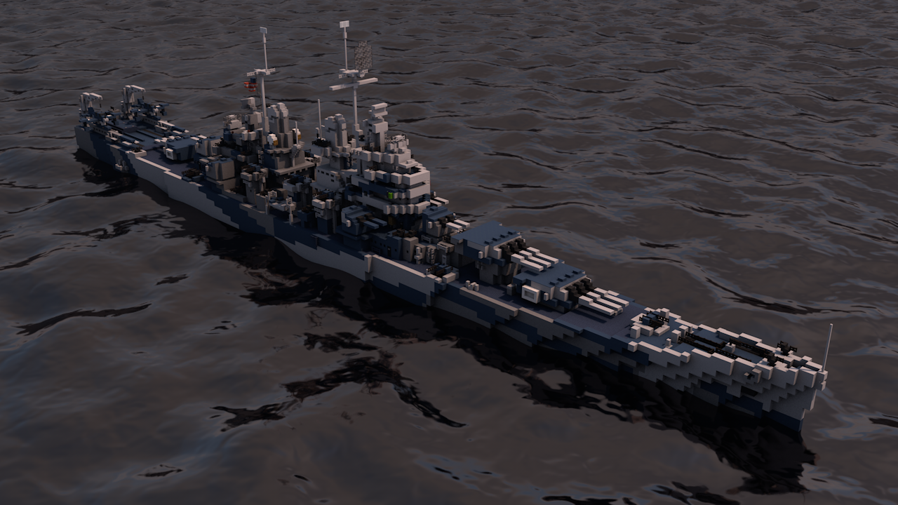 USS Baltimore (CA-68) Minecraft Map