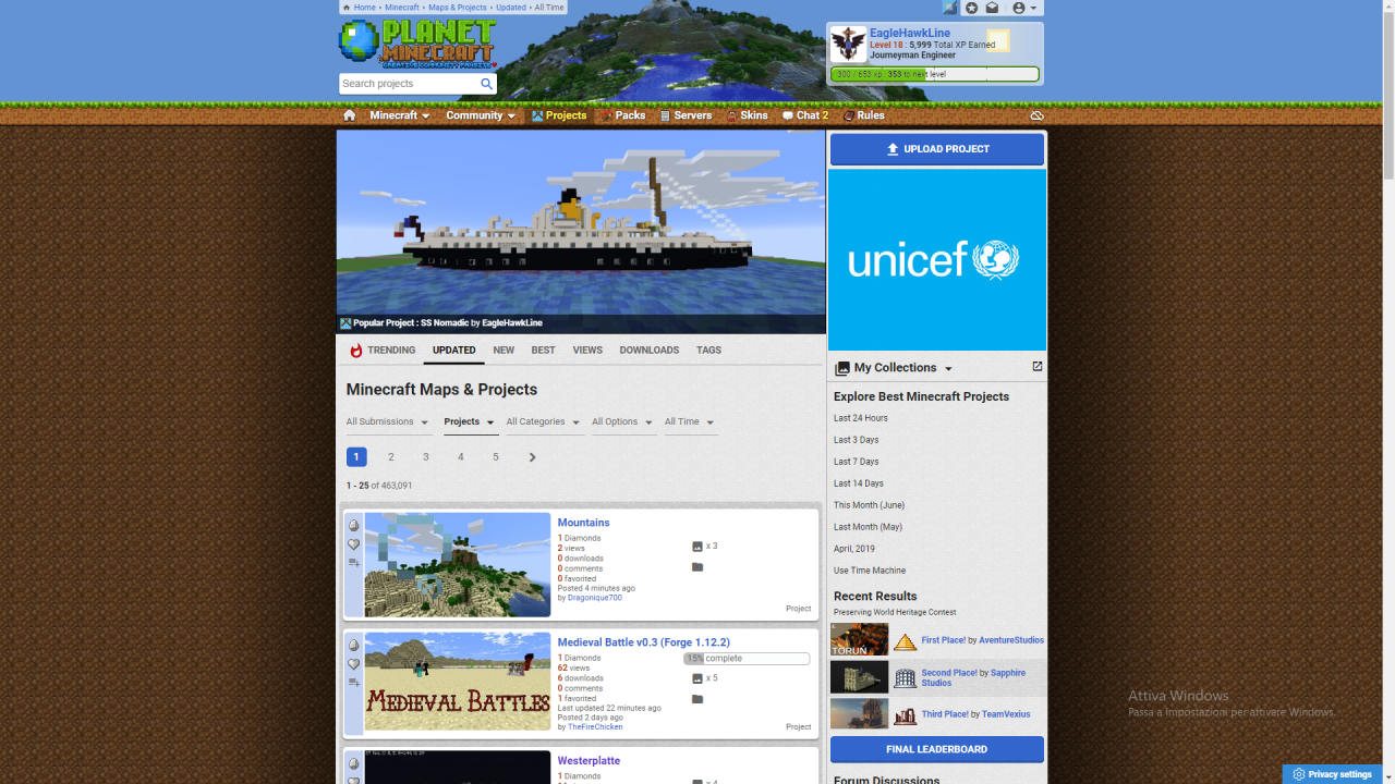 SS Nomadic Minecraft Map