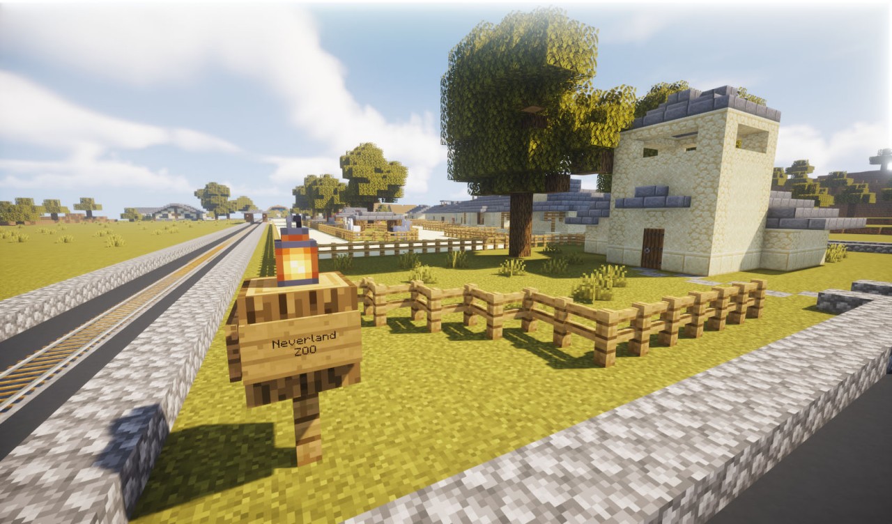 Michael Jackson's Neverland Valley Ranch Minecraft Map