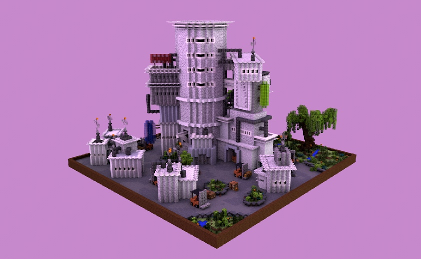 A FUTURISTIC RESEARCH CENTER Minecraft Map