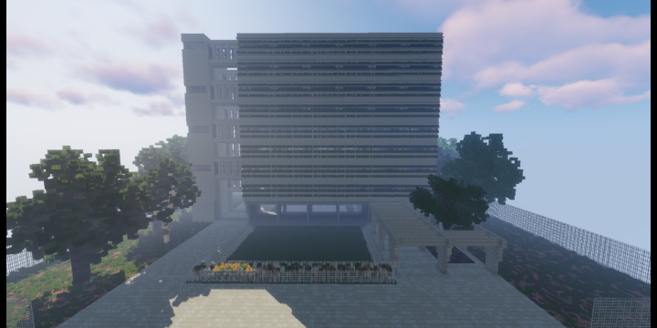 Brutalist Minecraft Map