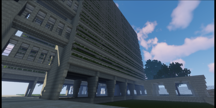 Brutalist Minecraft Map