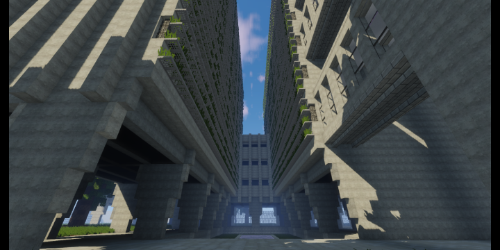 Brutalist Minecraft Map