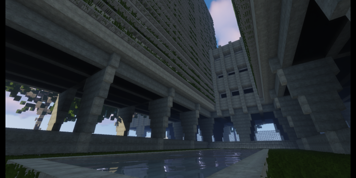 Brutalist Minecraft Map