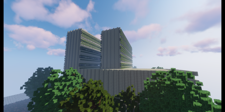 Brutalist Minecraft Map
