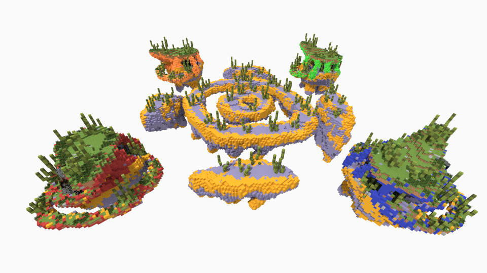 BedWARS 4х4 Minecraft Map