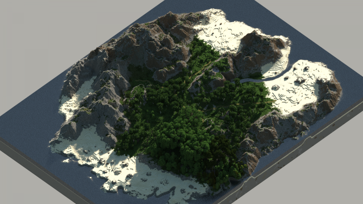 Allods Mysterious Island - Terraform location Minecraft Map