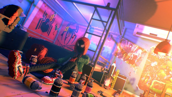 Make a Spider-Man theme room by Minecraft Minecraft Map