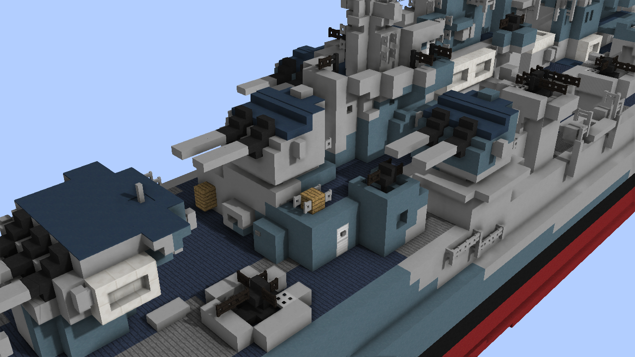 Cleveland-class USS Astoria (CL-90) Minecraft Map