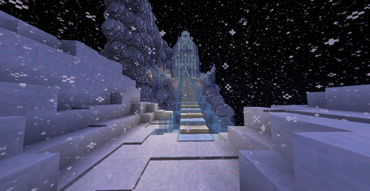 Elsa's caslte Minecraft Map